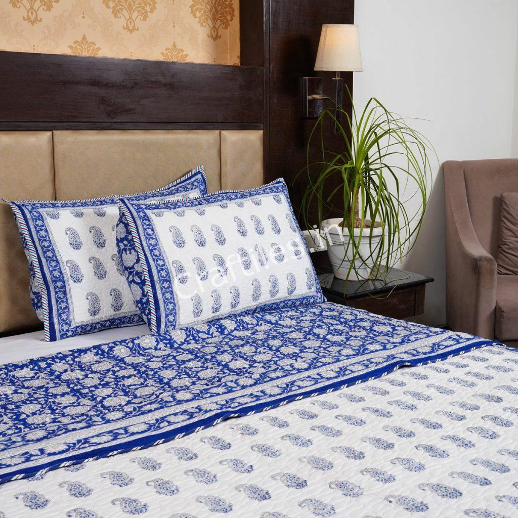 Hand Block Printing Jaipuri Razai | Single & Double Quilts Jaipuri Razai